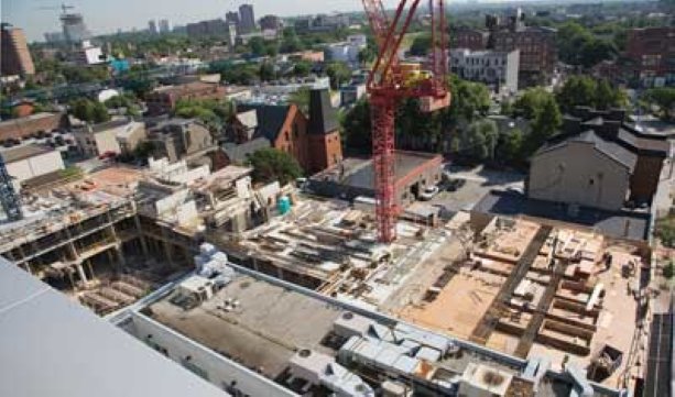 Bluescape keeps on top of construction at 501 Adelaide residential project