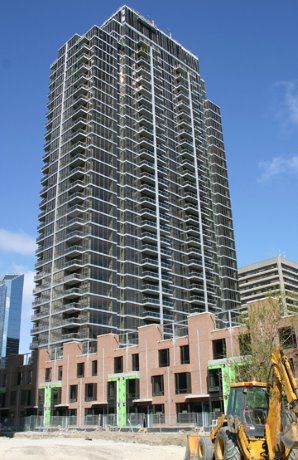 Work continues on Spring at Minto Gardens in North York, Ontario