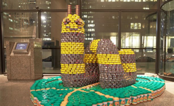 Creative juices flow at Canstruction design-build competition