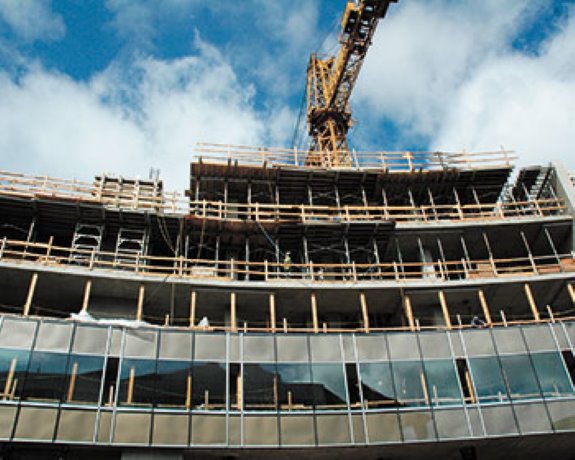 Boardwalk building in Victoria