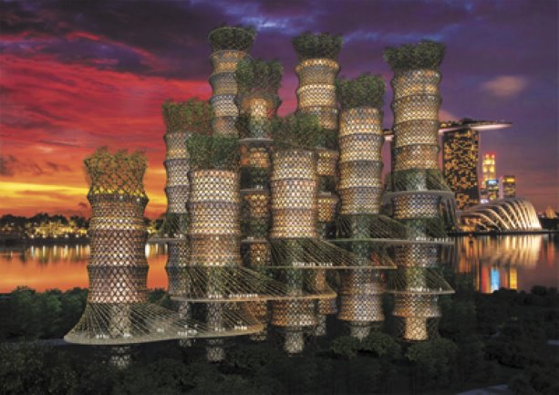 PHOTO: Bamboo Towers in Singapore