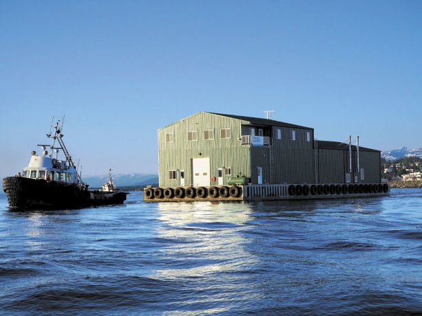 Concrete that floats? Pacific Marine platforms set sail