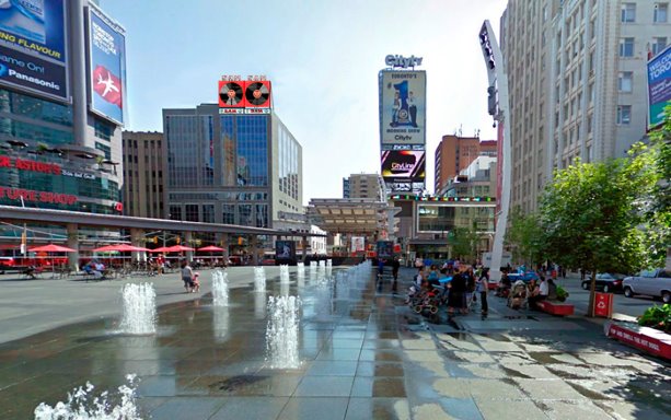 Reconstruction of iconic Sam the Record Man signs underway