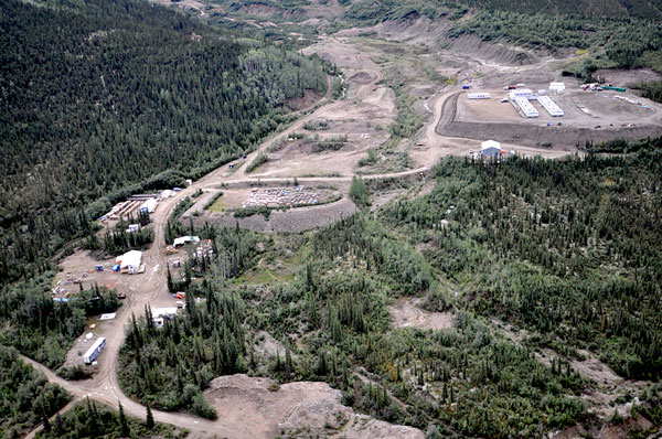 Construction at huge Yukon gold mine reaches milestone