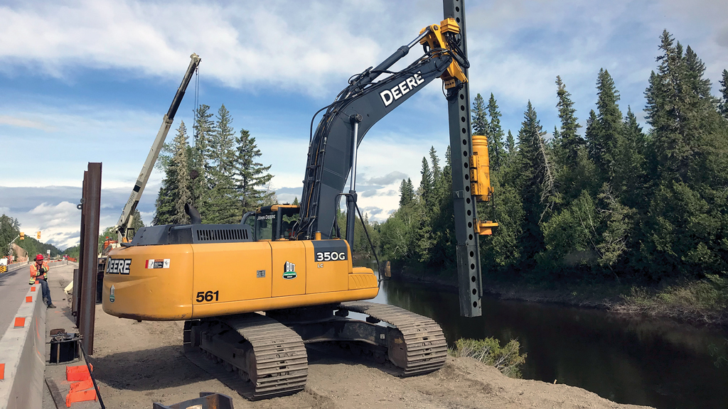 Adapted pile driver wins ORBA innovation award