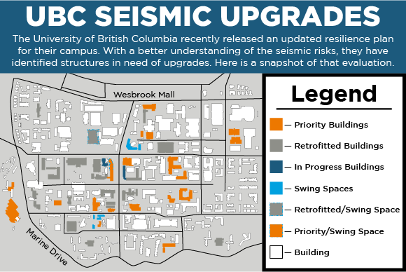 UBC releases detailed seismic plan should an earthquake strike