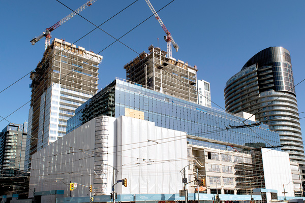 PHOTO: Cover Up at West Block