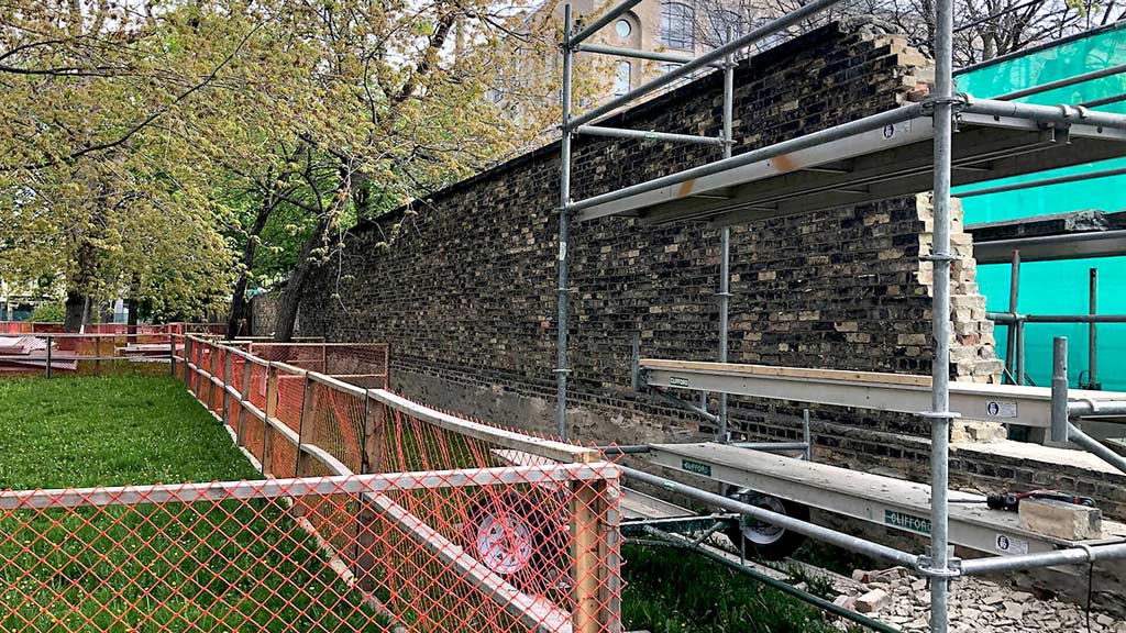 Restoration of CAMH walls preserves important chapter of patient history