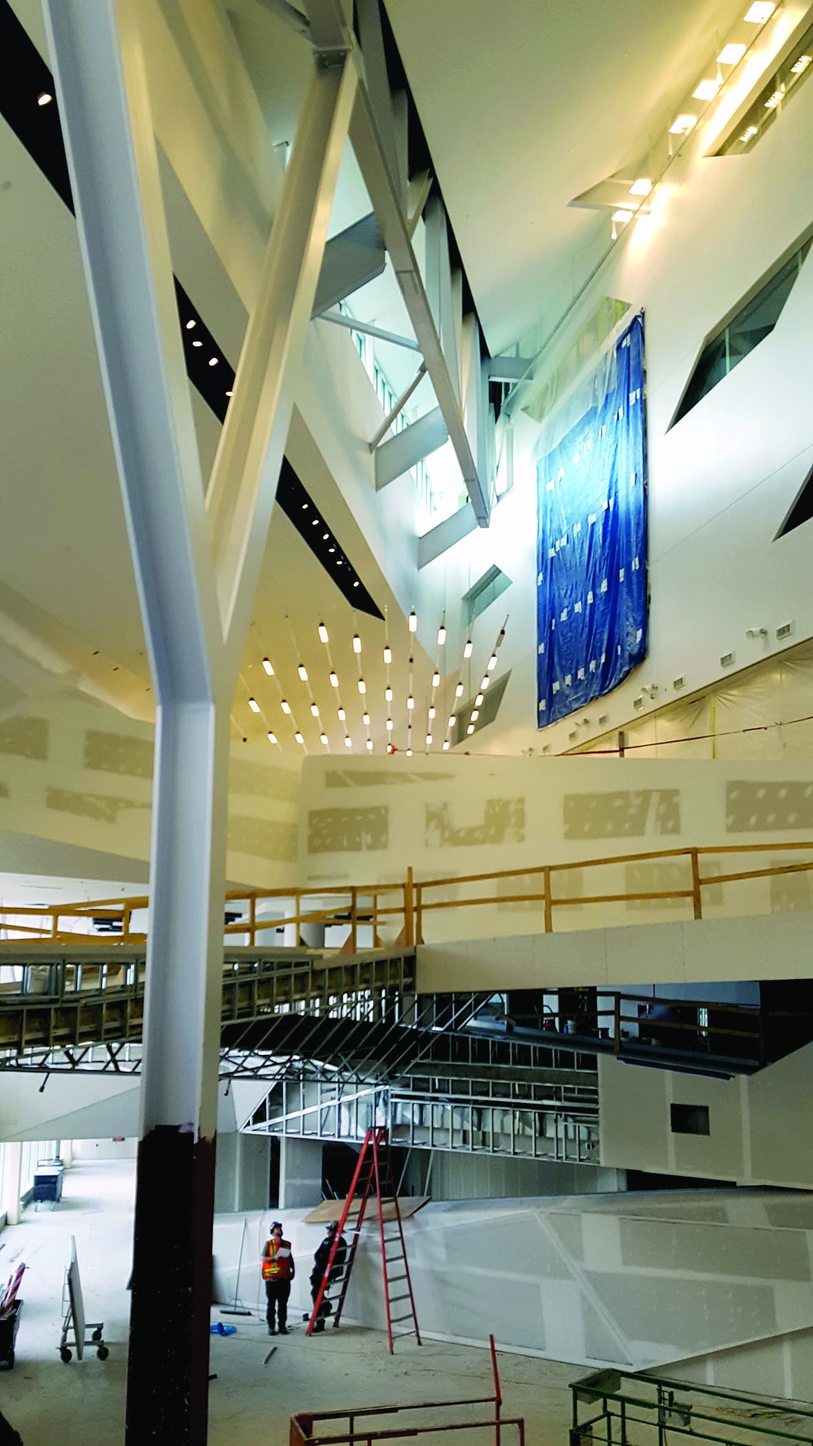 Edmonton library opens up with a steel heart