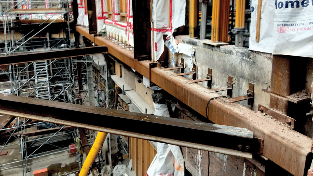 Steel shoring tower install at Two Queen ‘unlike any other steel job in ...