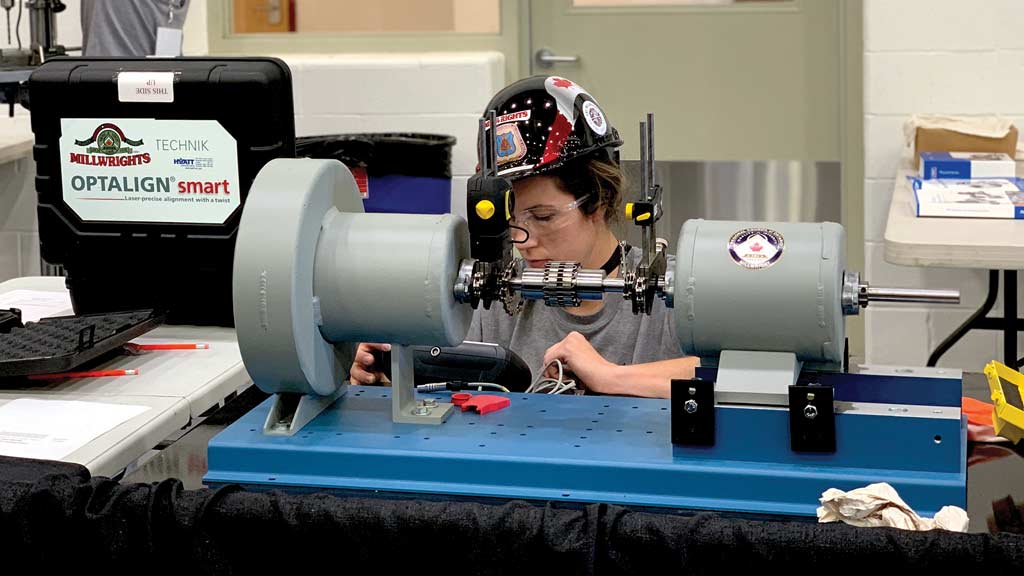 Female millwright praises parents for career support