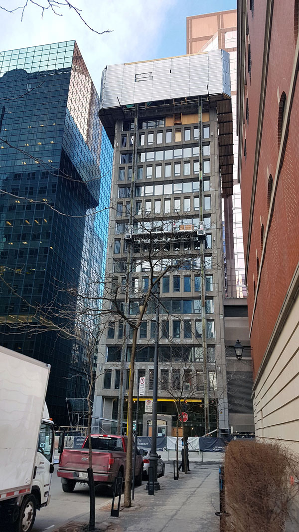 Upbrella employs unique lift system to Montreal hotel