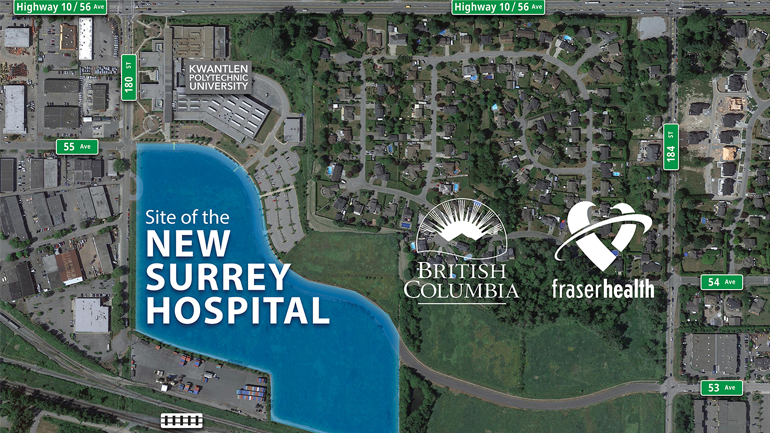 Cancer centre announced for new Surrey hospital plans