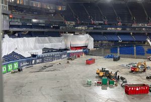 Demolition of 100 Level in full swing at Rogers Centre