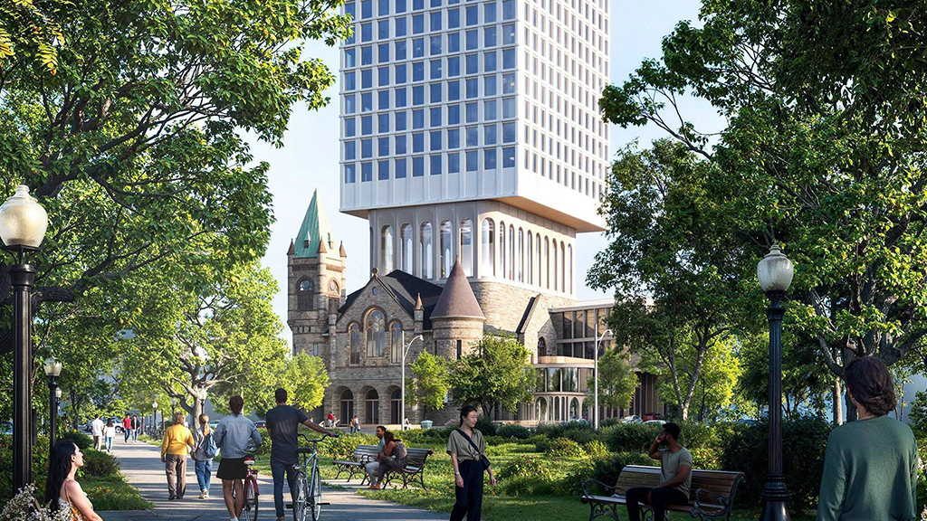 Redevelopment proposed for Toronto’s iconic Saint Luke’s building