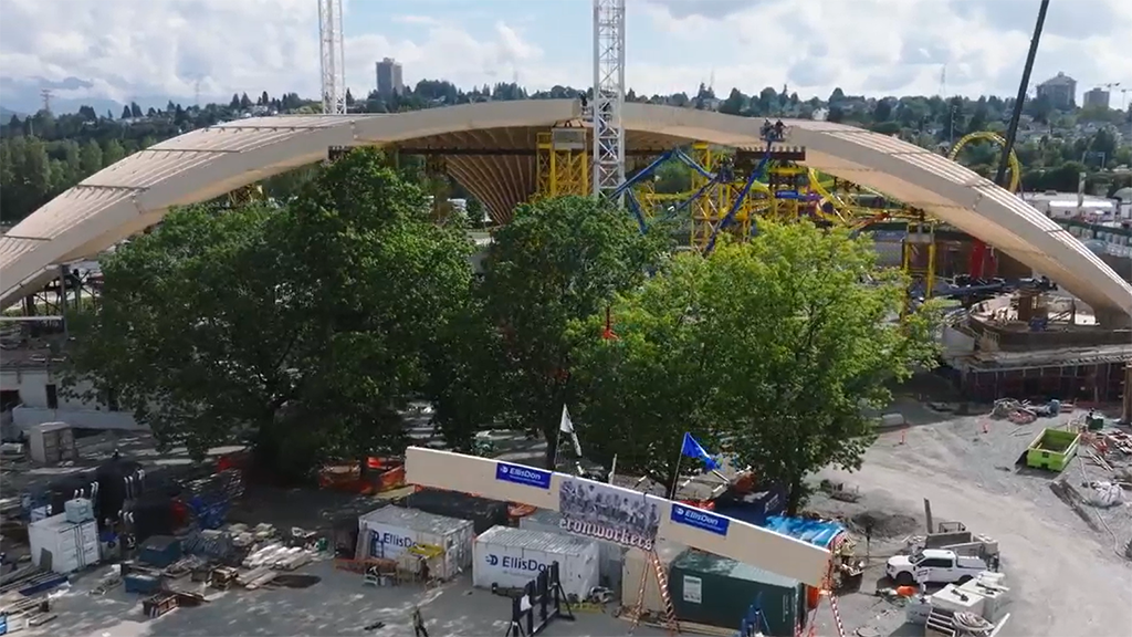 Major milestone reached for world’s largest free-span structure