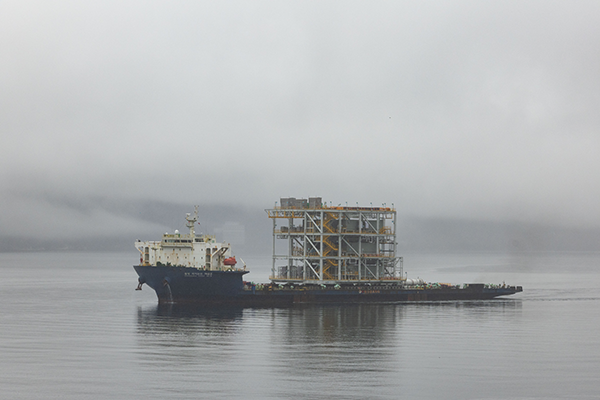 Woodfibre LNG reaches 65% completion, second module arrives